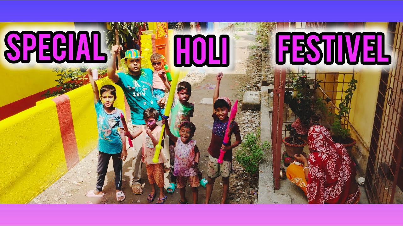 Special holi festival #Bindass family #bangla vlog #holi #dol khela # ...