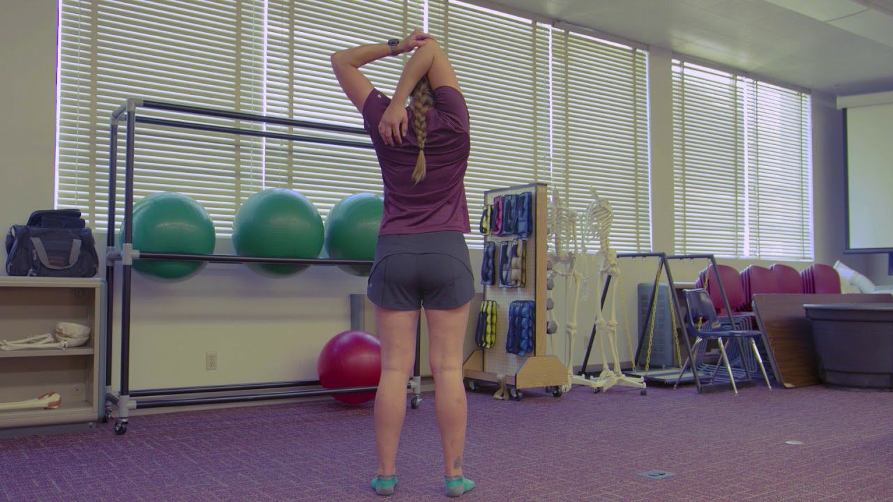 Overhead Tricep Stretch - YouTube