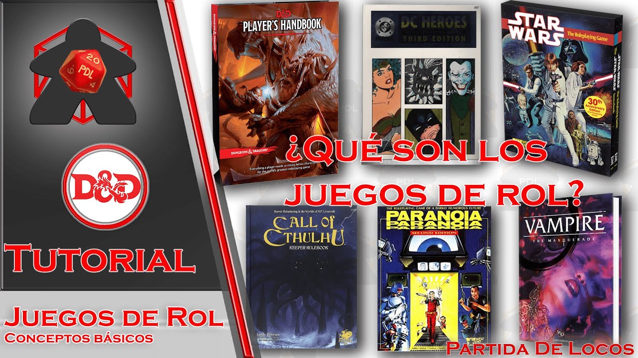 ¿Qué son los juegos de rol? | VIDEO 300! | Conceptos Básicos | Partida ...