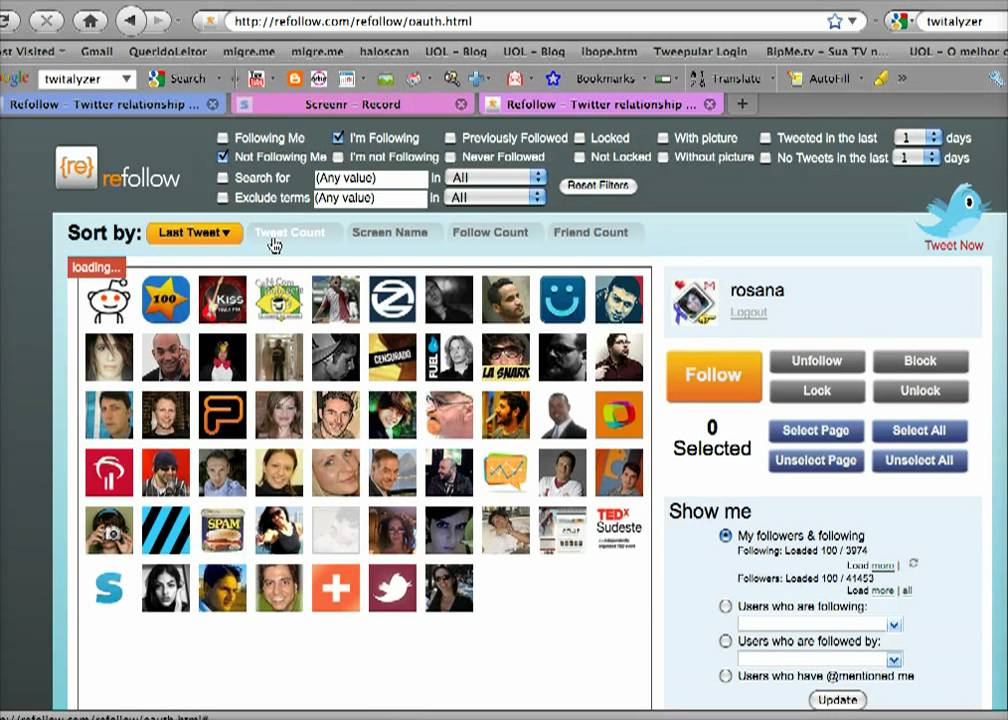 @rosana InDica - Refollow para organizar Twitter - YouTube