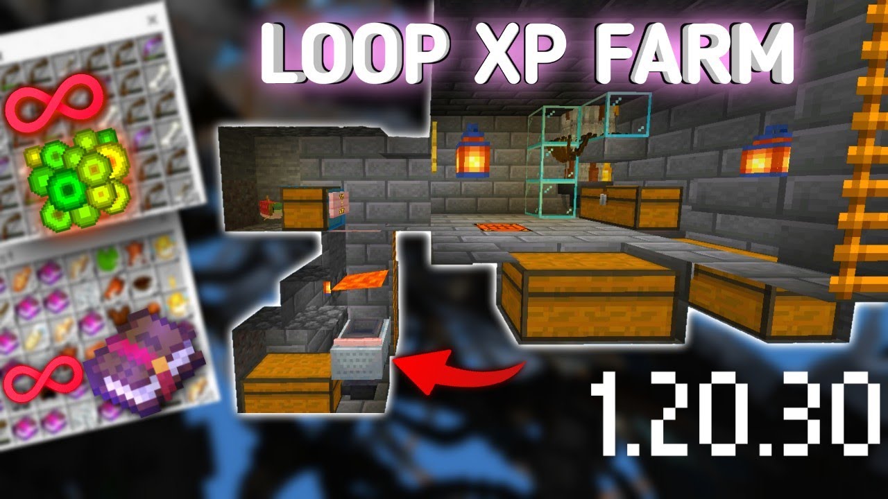 I BUILD THE BEST EX FARM EVER || Minecraft PE/BEDROCK 1.20.30 | Ep6 ...