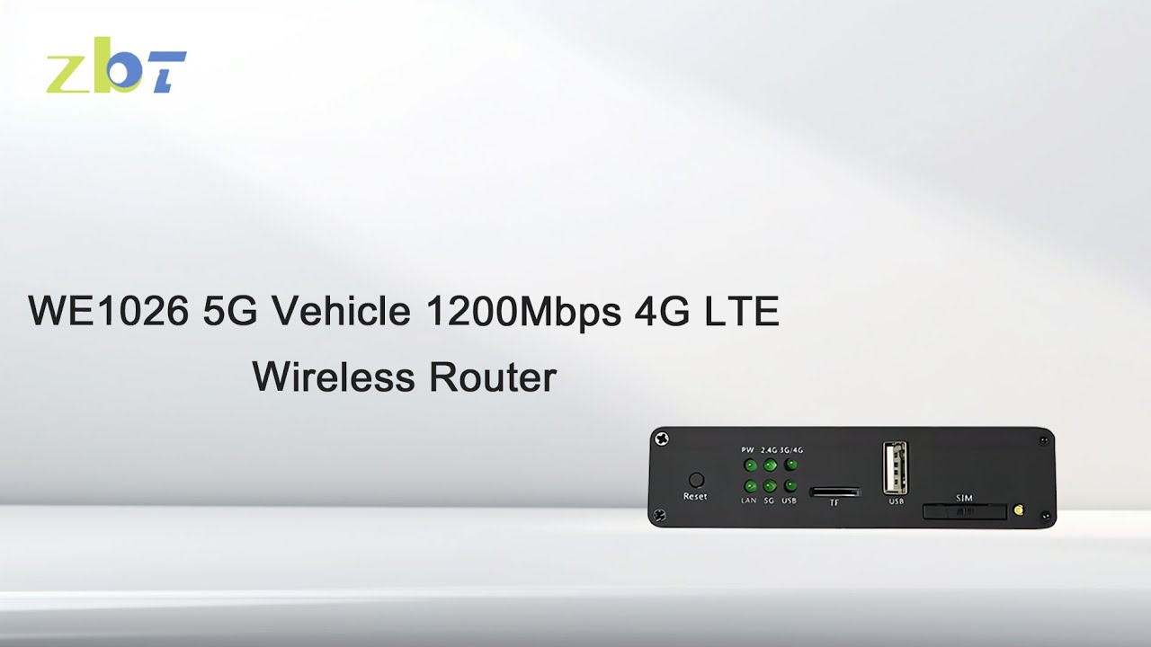 WE1026 5G Vehicle 1200Mbps 4G LTE Wireless Router | For trucks, RVs ...