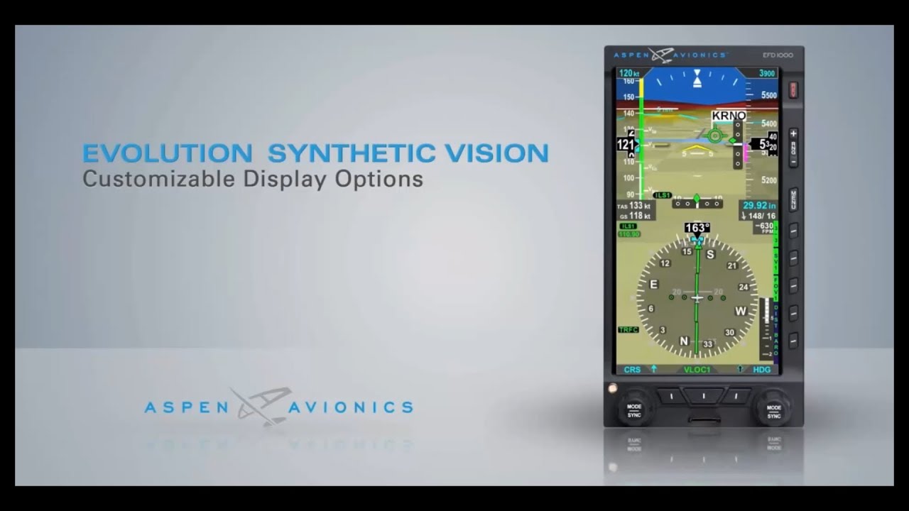 Aspen Evolution Synthetic Vision Instructional Video - YouTube