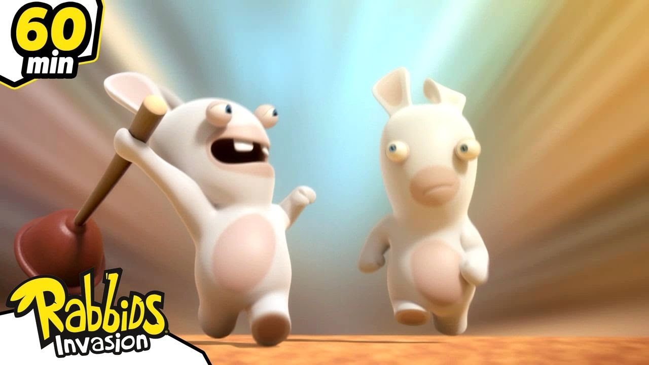 The Rabbids are racing | RABBIDS INVASION | 1H New compilation ...