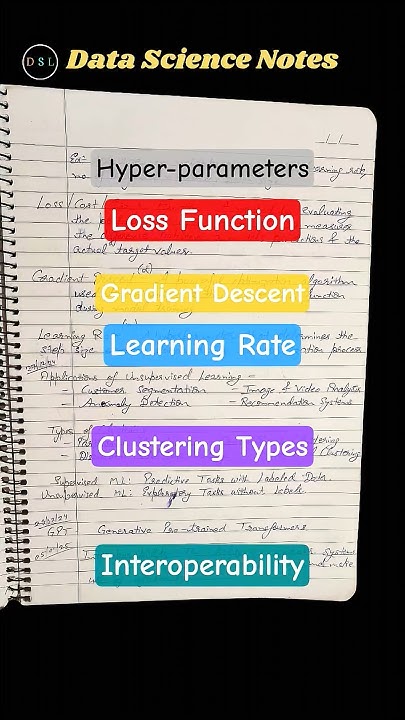 Data Science Handwritten Notes #datascience #machinelearning #notes ...