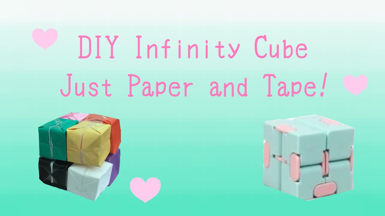 DIY Infinity Cube | | Just Paper and Tape! | | DIY Fidget Toy without ...