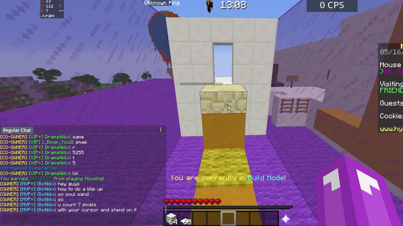 How to do a blip up in minecraft - YouTube