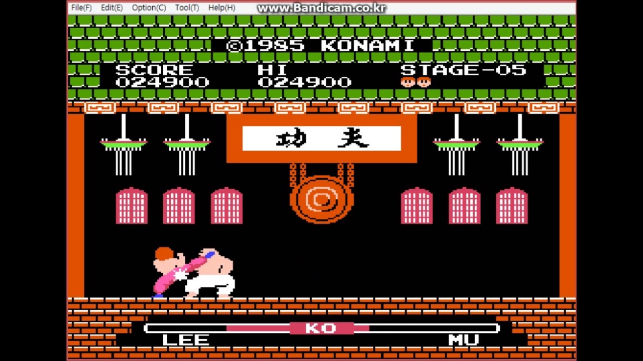 (Korean) NES 이얼쿵푸 플레이 [레벨 1] - YouTube