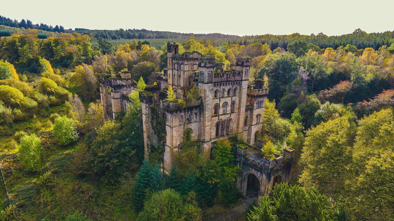 Exploring a Beautiful Abandoned 1800’s CASTLE in Scotland! - Lennox ...
