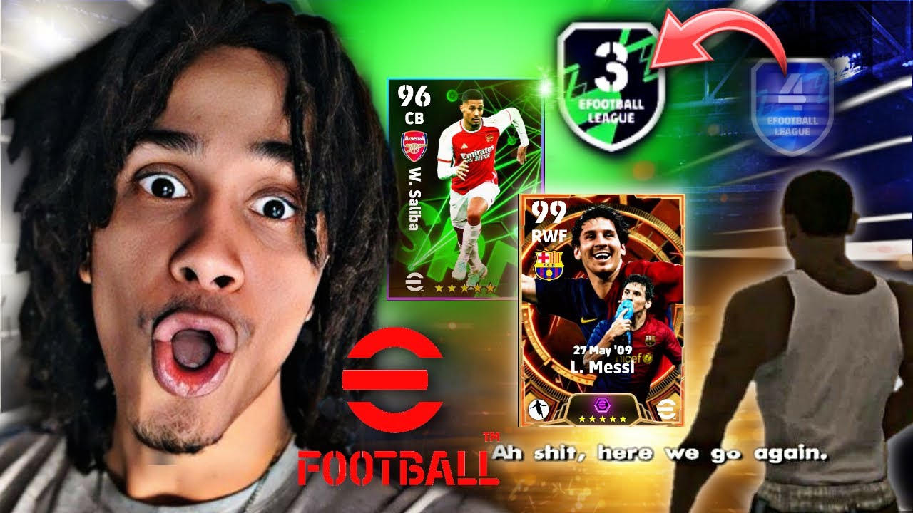 BACK IN DIVISON 3 w/ BOOT KISSING MESSI & 100 SALIBA😲.. EFOOTBALL 2024 ...
