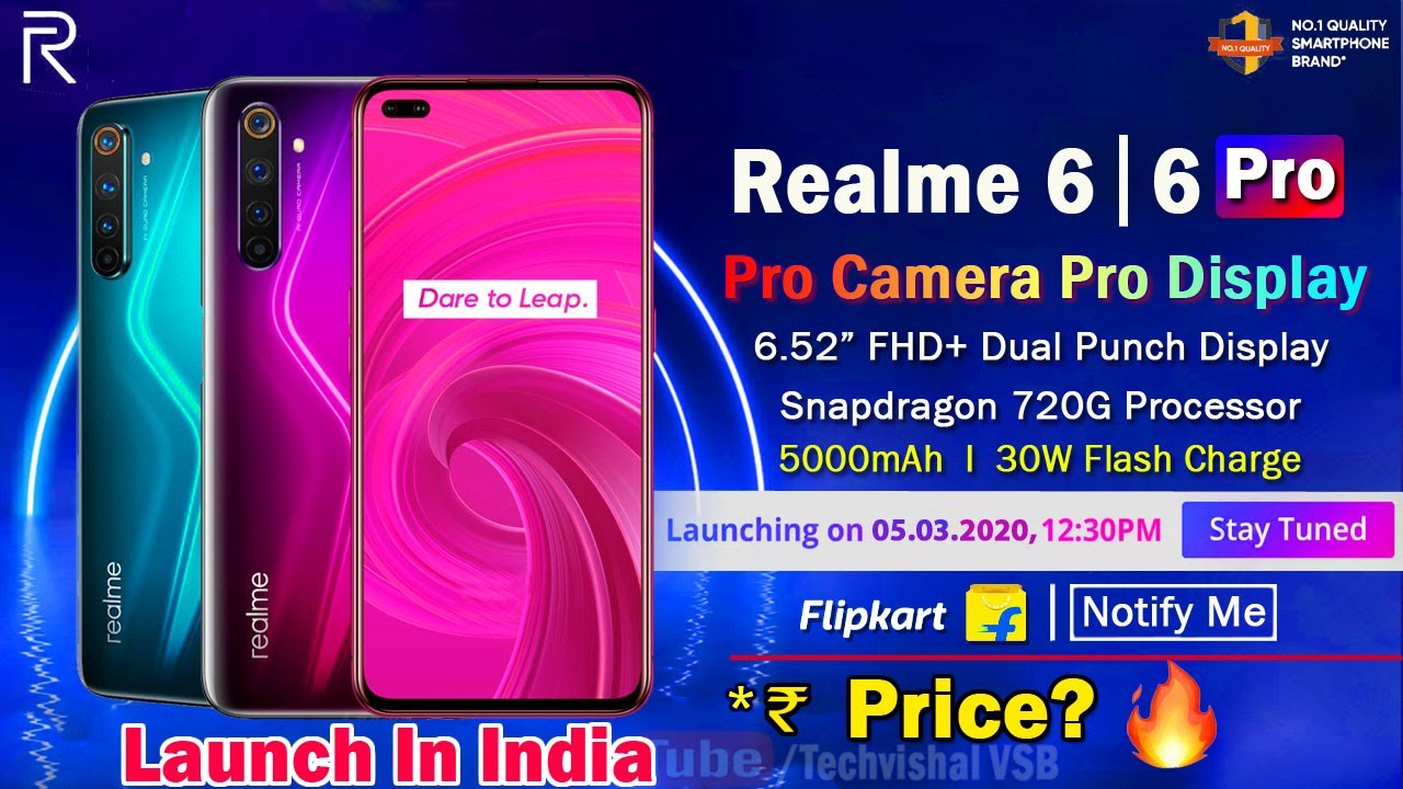 Realme 6 Pro - Price, First Look, Full Specifications, 90Hz | SD720G ...