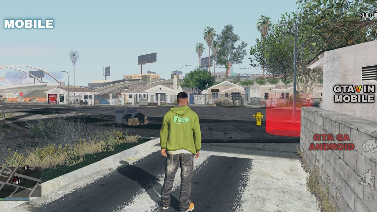 Gta v graphics modpack for Android gta san Andreas gameplay - YouTube