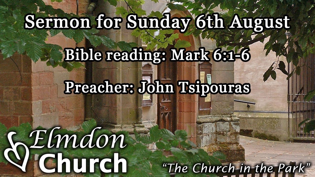 Sermon for Sunday 6th August - YouTube