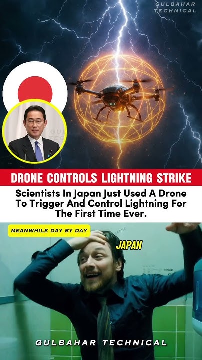 Japanese Scientists Control Lightning with Drones ⚡🛸🇯🇵 - YouTube