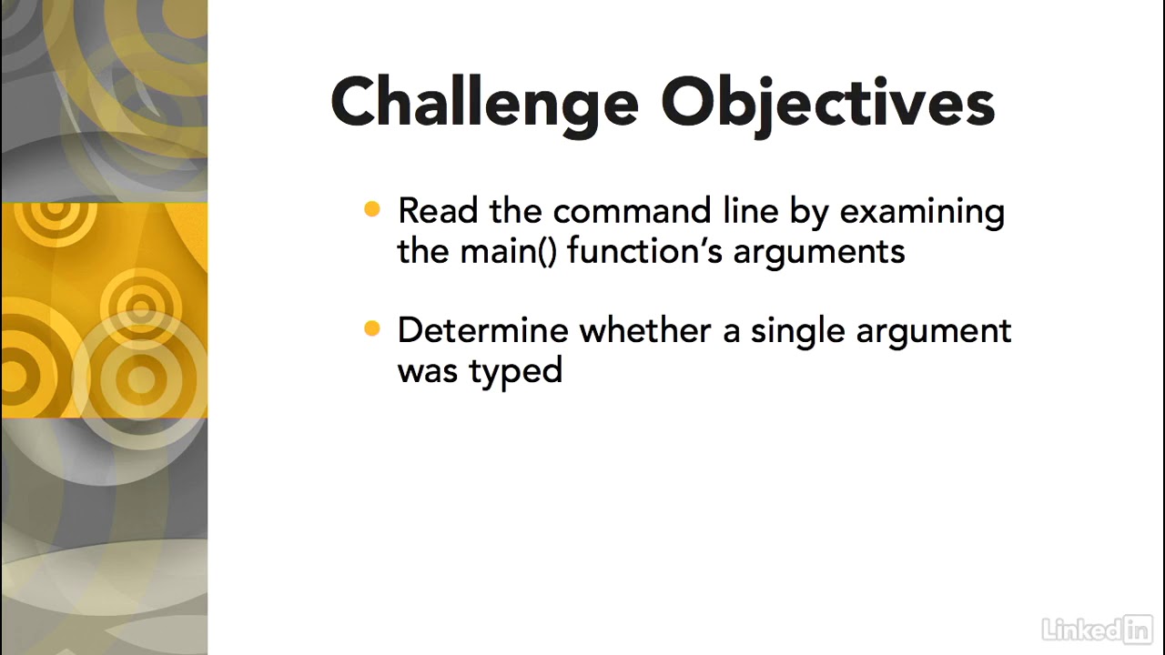 07 Challenge Reading Command Line Arguments YouTube 07 Challenge Reading Command Line Arguments YouTube