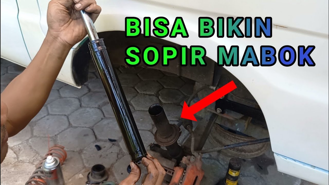 Cara Ganti Shock Depan Mobil Suzuki Carry - YouTube