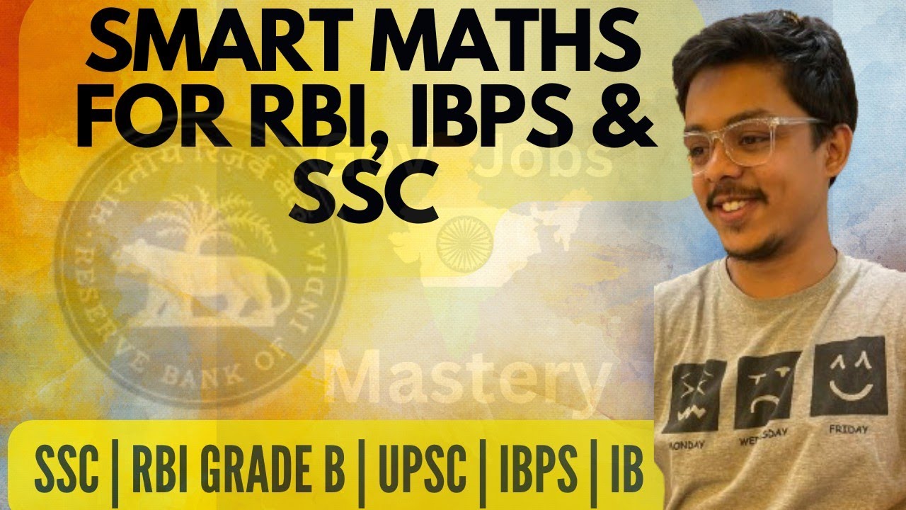Smart Maths for RBI, SSC and IBPS #ssccgl #rbi #maths - YouTube