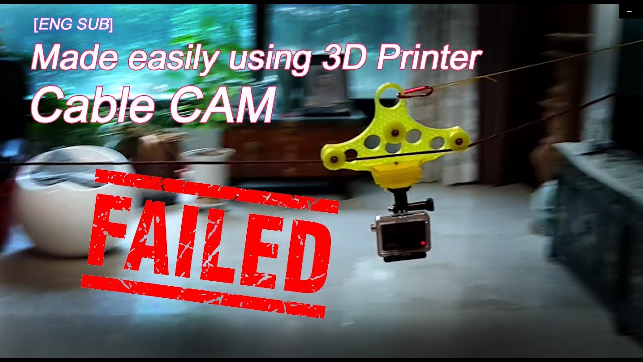 Cable CAM made easily using 3D Printer - YouTube