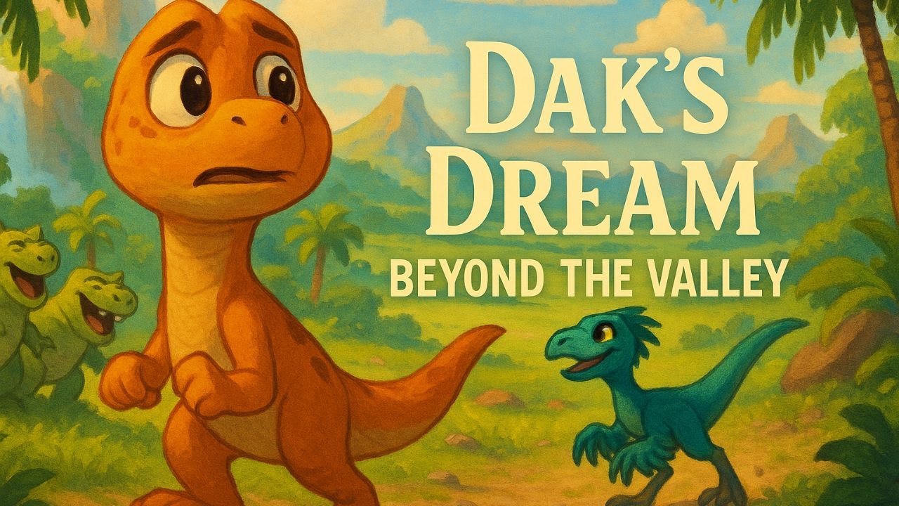 Dak's Dream Beyond the Valley | Dinosaur Adventure | Bedtime Story for ...
