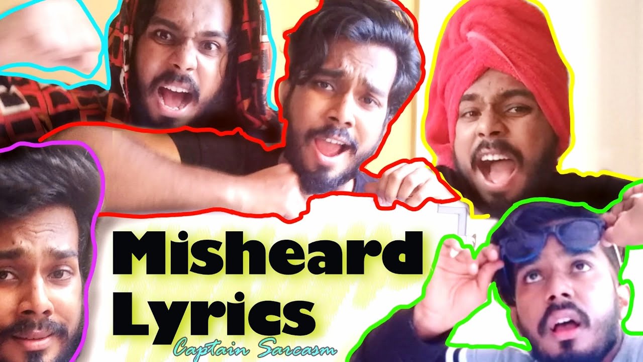 Misheard Lyrics Compilation ft. Captain Sarcasm - YouTube