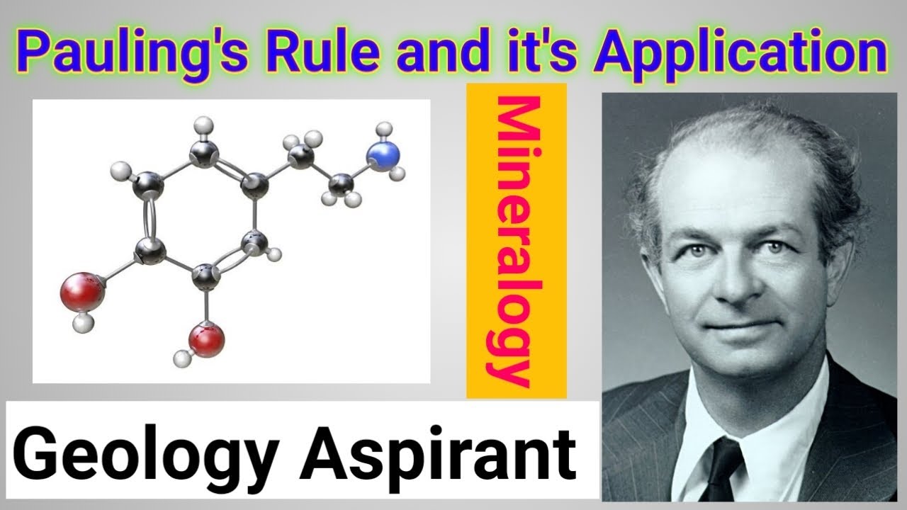 Pauling's Rule and it's Application || lecture 41 of Mineralogy ...