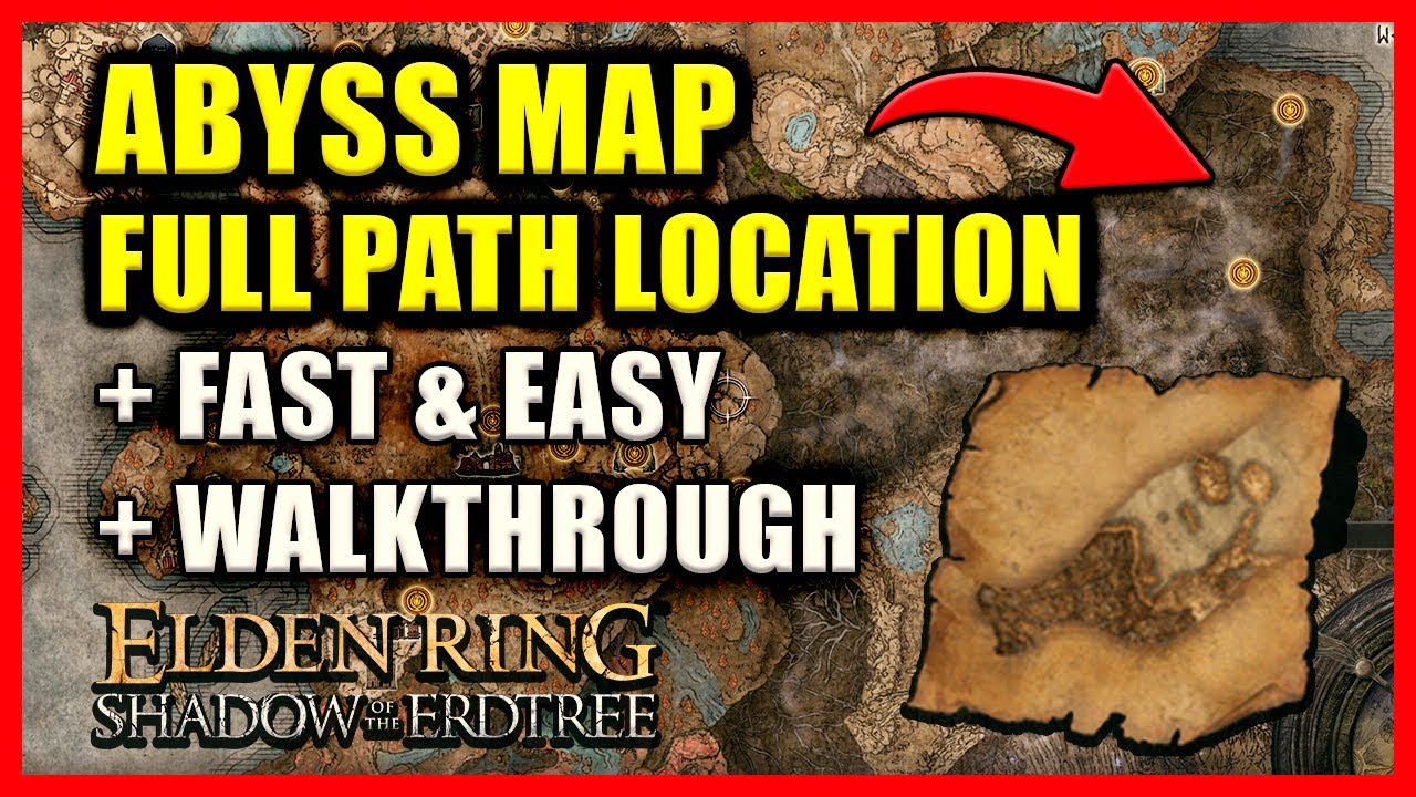 Abyss Map FULL PATH Location - Elden Ring Shadow of the Erdtree - YouTube
