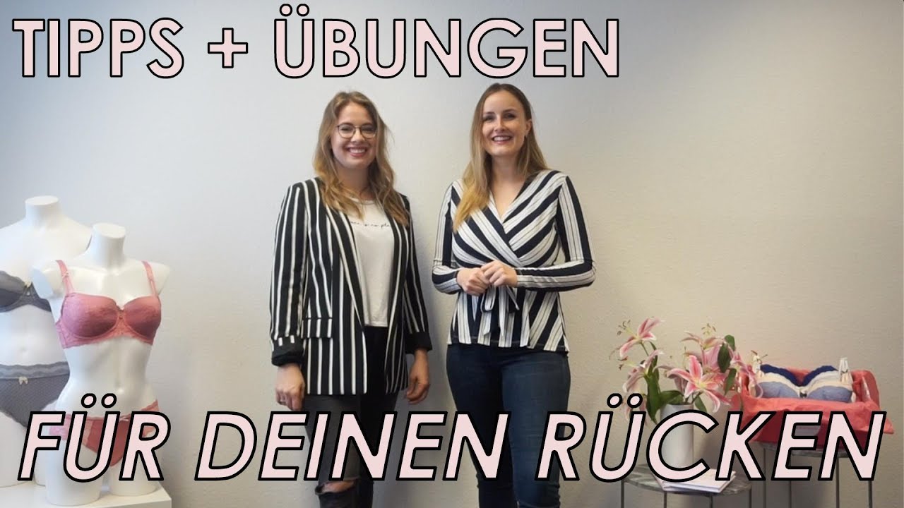 BH Check: So sitzt ein BH richtig! + Rückenübungen für Deinen Alltag ...
