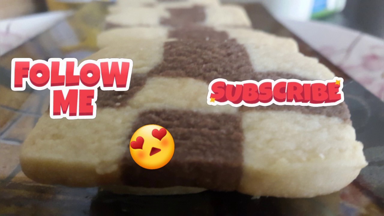 How to make fool proof checkered cookies - YouTube