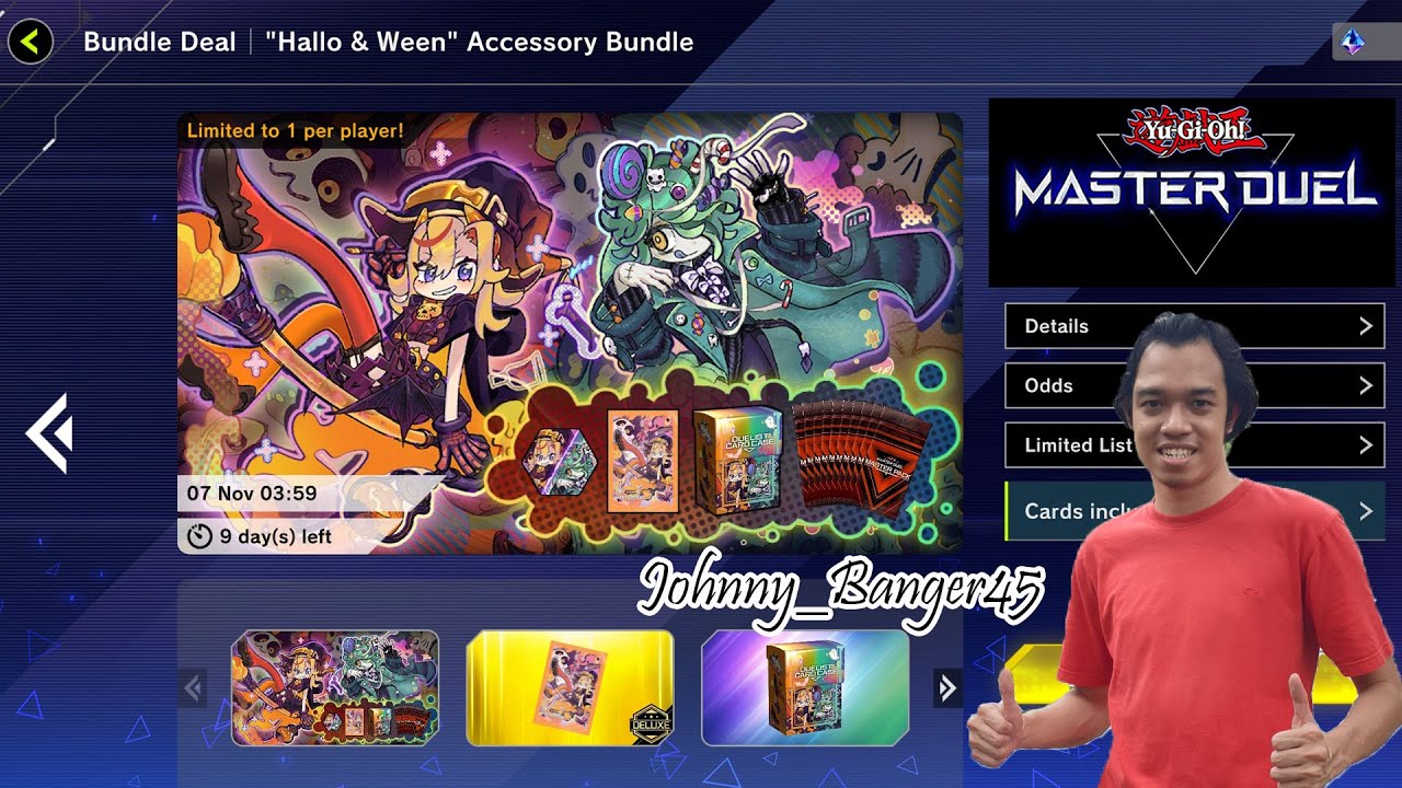 Spend 1K Gems on "Hallo & Ween" Accessory Bundle! | Yu-Gi-Oh! Master Duel 2024 - YouTube