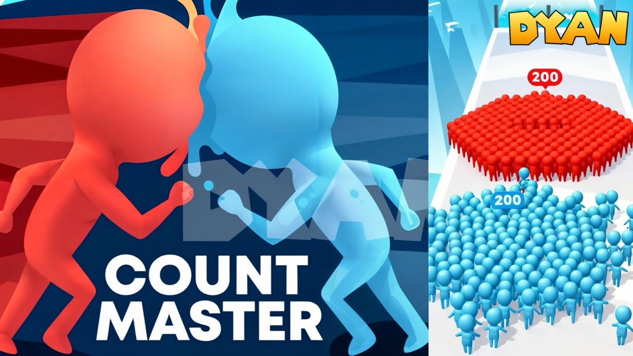 Blue Stickman Squad Vs Red Stickman Squad | Count Master: Running Games ...