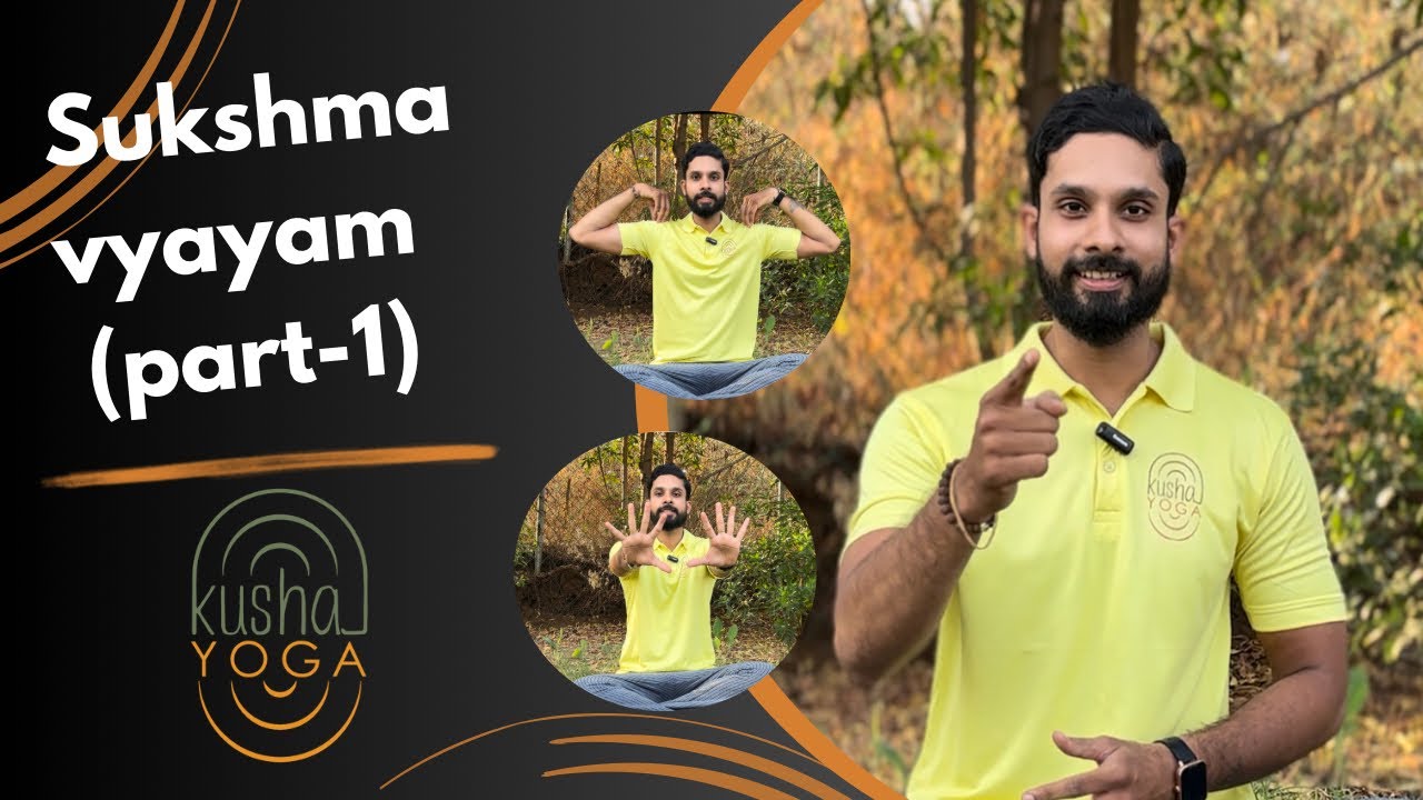 Yogic Sukshma vyayam (part-1)// upper body warmups// joints loosening ...