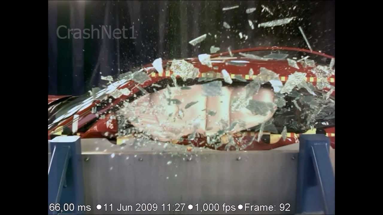 Chevy Camaro | 2010 | Side Crash Test | NHTSA | CrashNet1 - YouTube