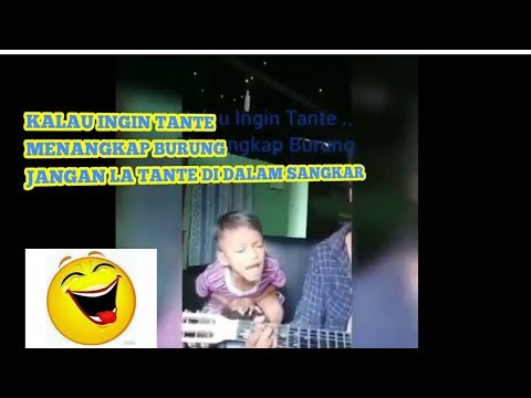 Lucu!!😂Burung ini tante Milik pribadi - Anak kecil Nyanyi || VideoBatakLucu #Viral