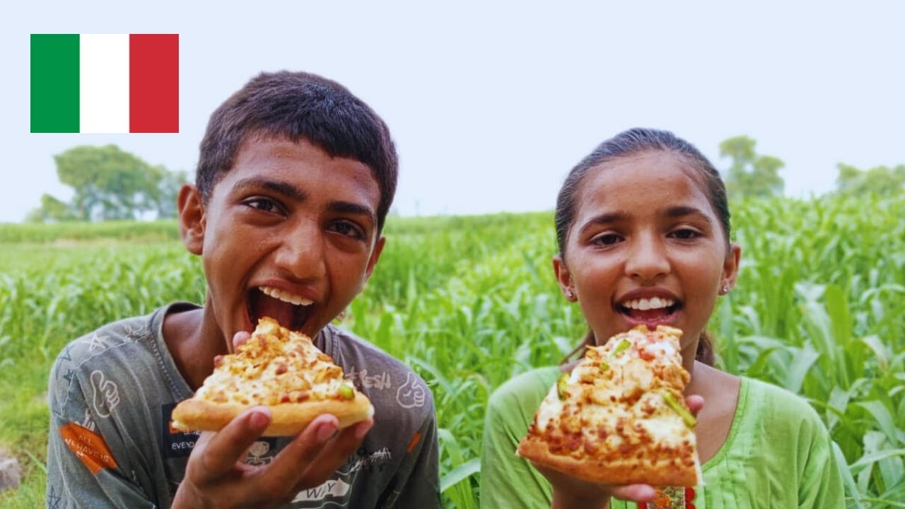 Tribal Kids Try Pizza For The First Time| They Loved It - YouTube