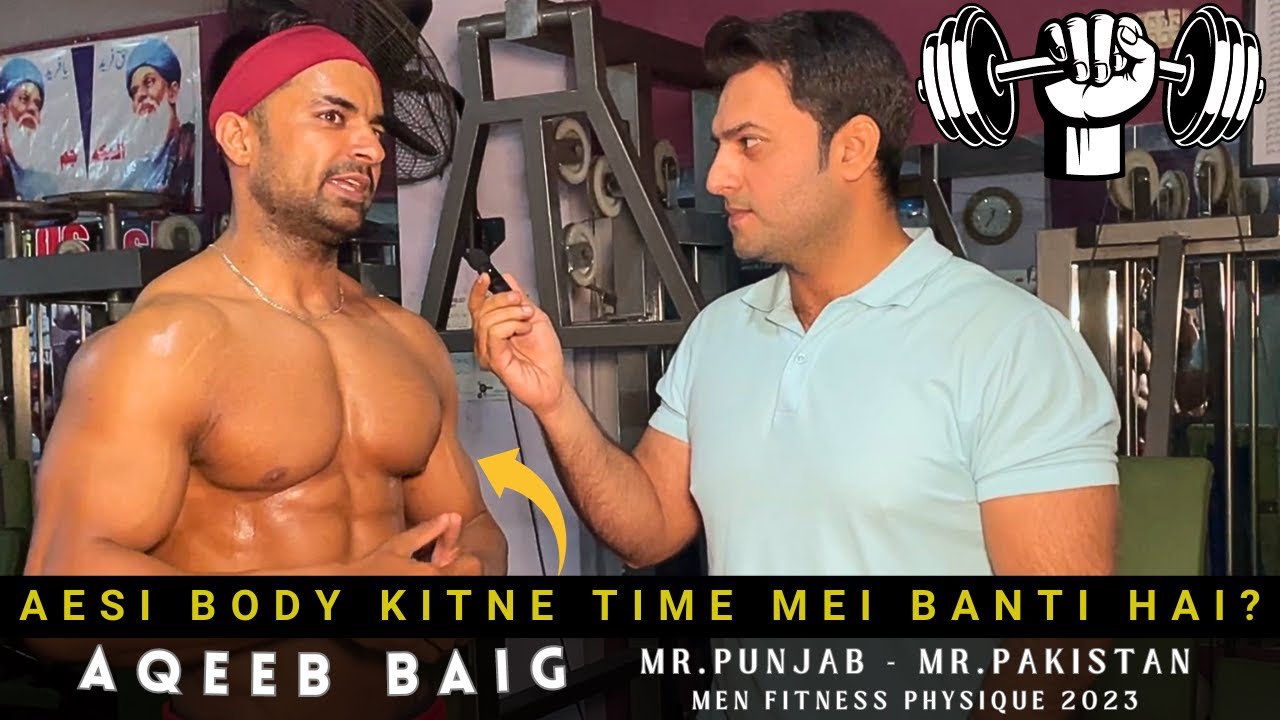 Interview of Mister Pakistan 2023 in Men's Physique | Bodybuilding ...