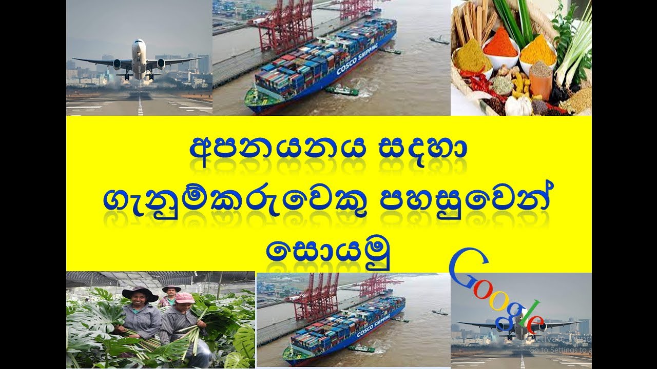 Sri Lanka Export Process step by step / procedure/ how to start a ...