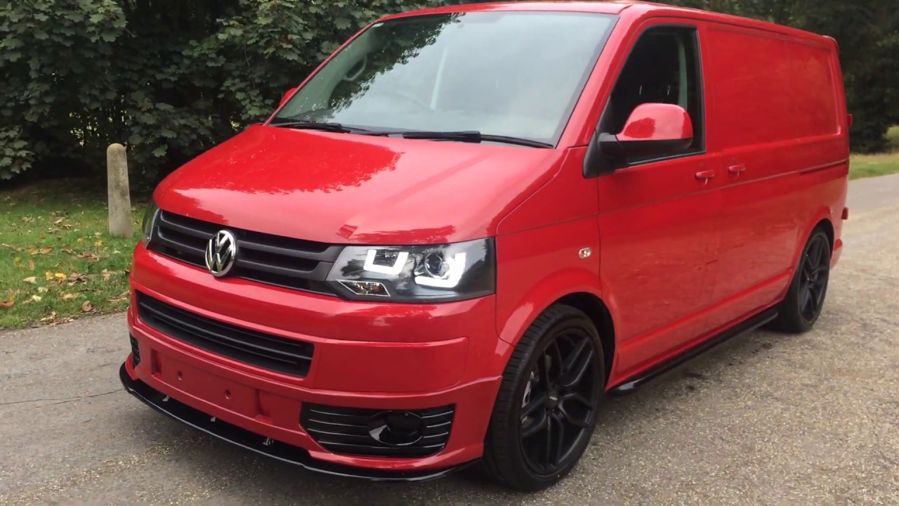 VW transporter with Unique Transporters Sportline styling pack T5.1 ...