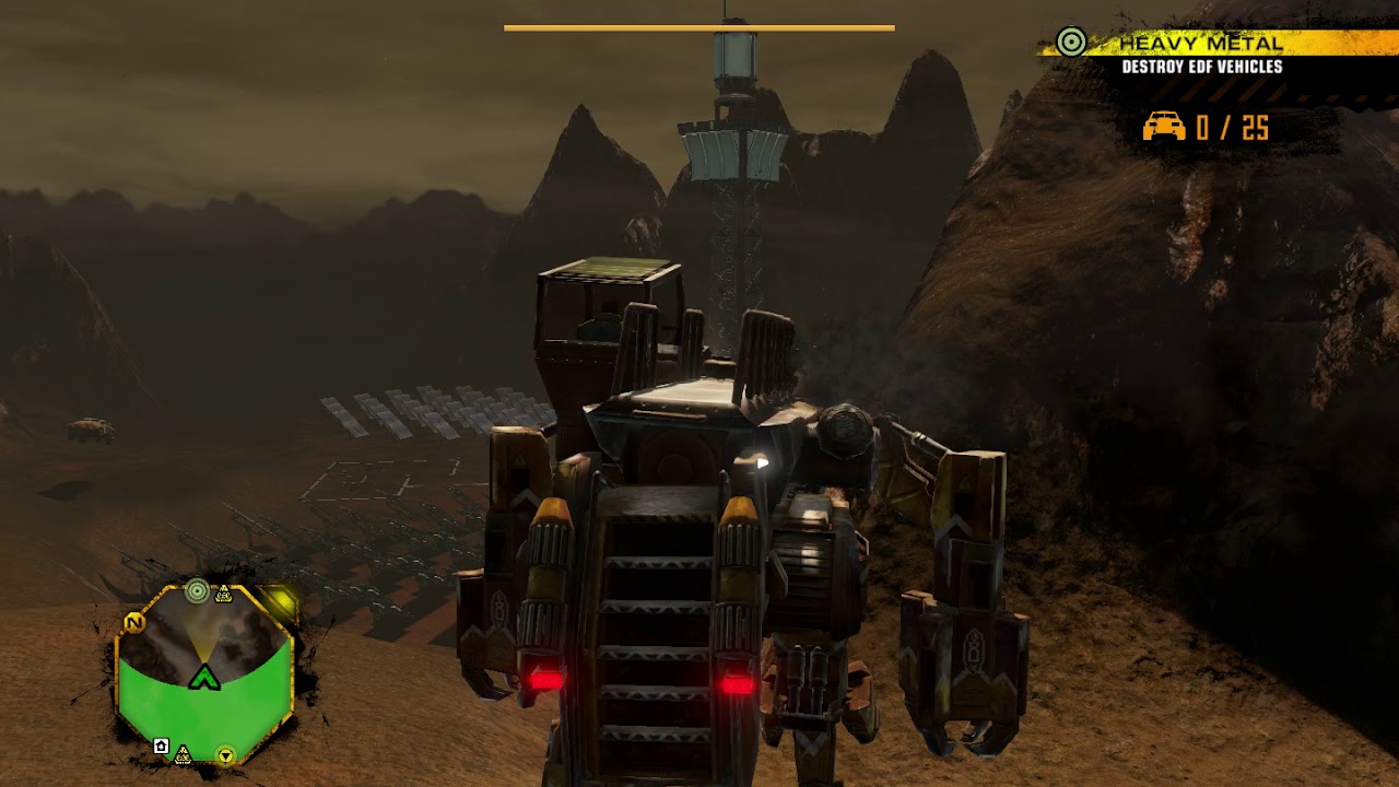 Red Faction Guerrilla (Re-Mars-tered) Mech Glitch - YouTube