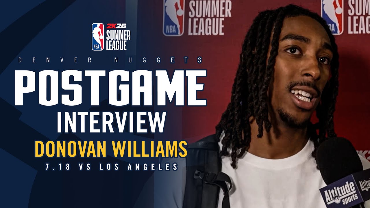 Donovan Williams Postgame Interview vs. Lakers 🎙 Game 5 | 2025 NBA 2K ...