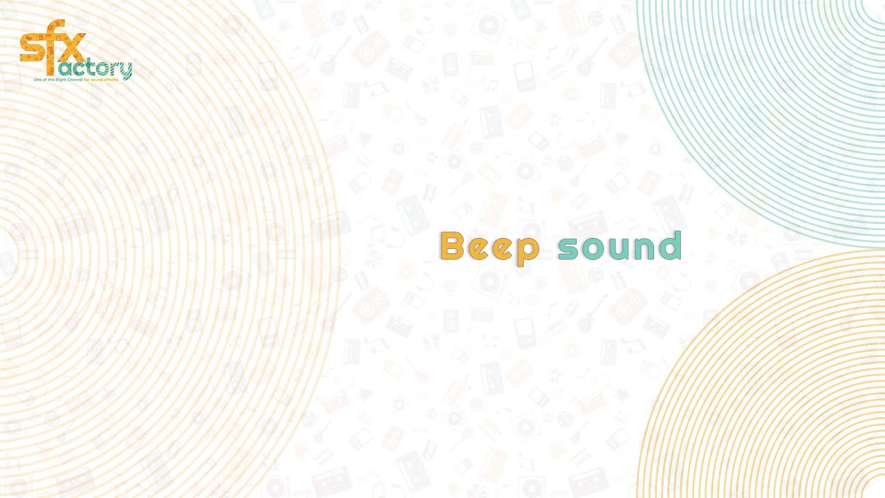Beep Sound SFX | #SFXFACTORY | Sound effects | sound effects factory ...