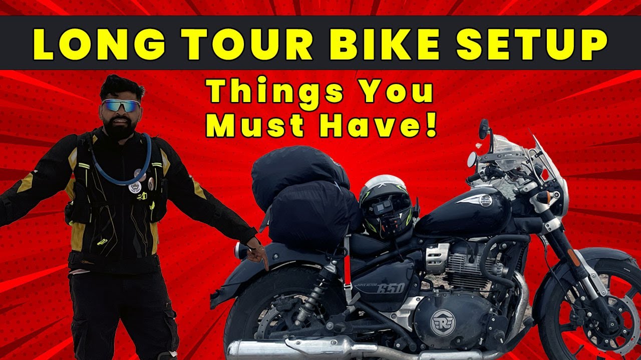 My Ultimate Touring Setup 🔥| Must-Have Gears for Long Rides 🤯| GoPro ...