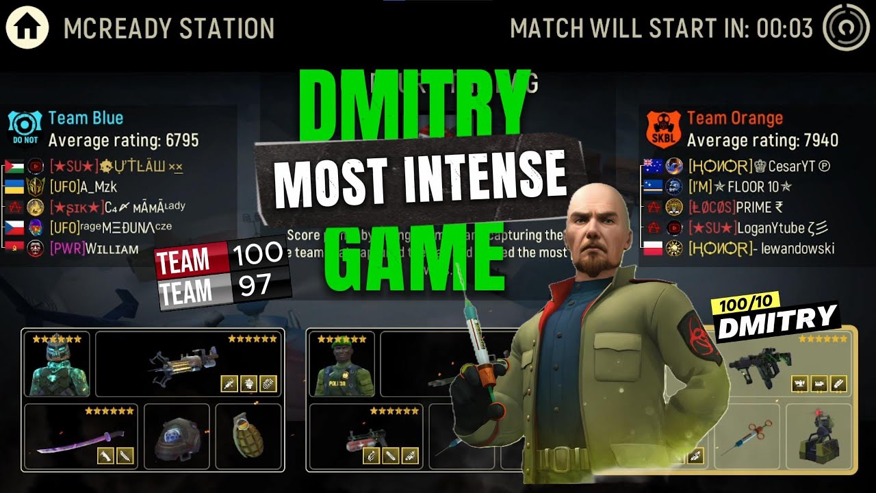 maxed DMITRY Craziest game vs @LoganYtube @HonorCesarTacticool 💖🔥many ...