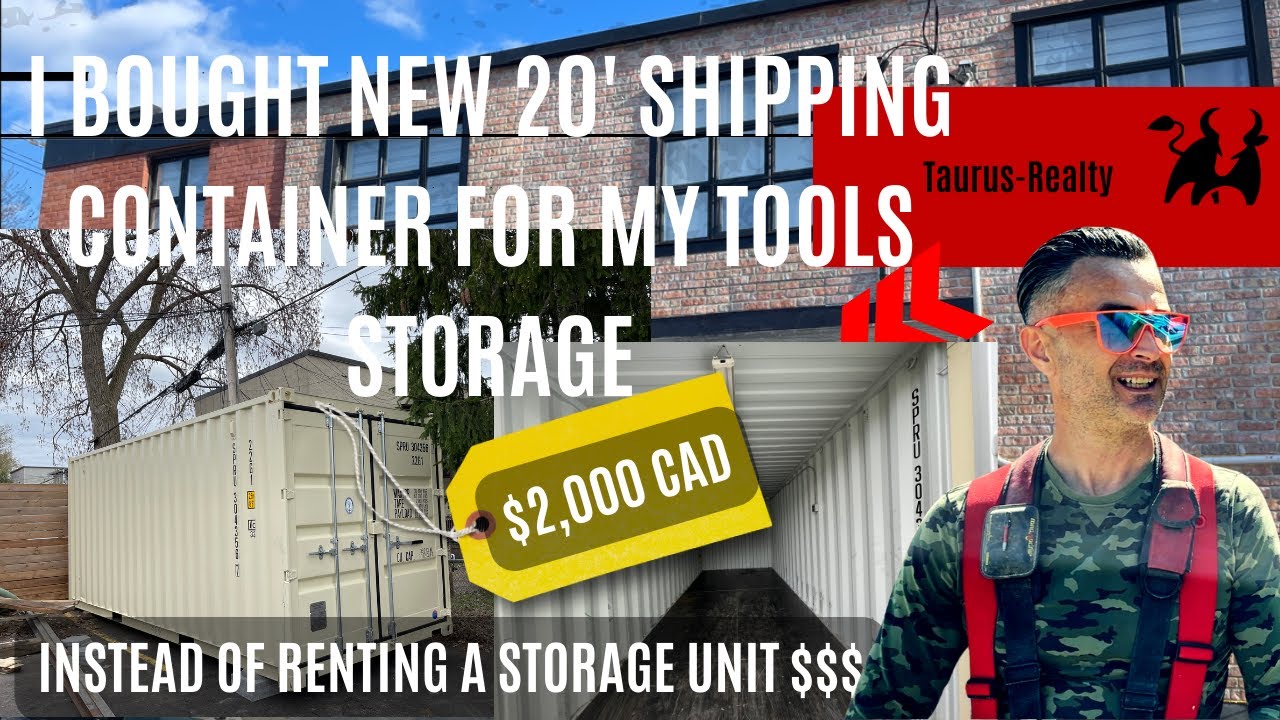 Taurus-Realty | Shipping Container for Tools Storage instead of storage ...
