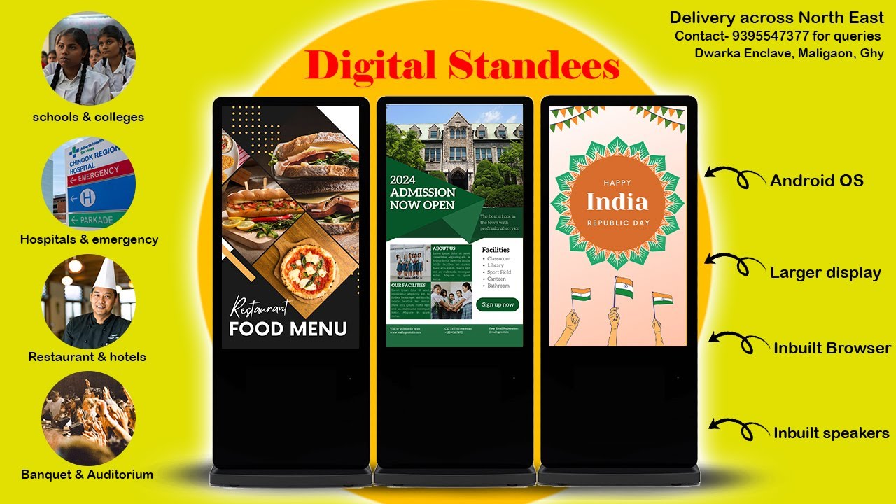 Digital Standee | Best Solution For Advertising | Digital Signage - YouTube