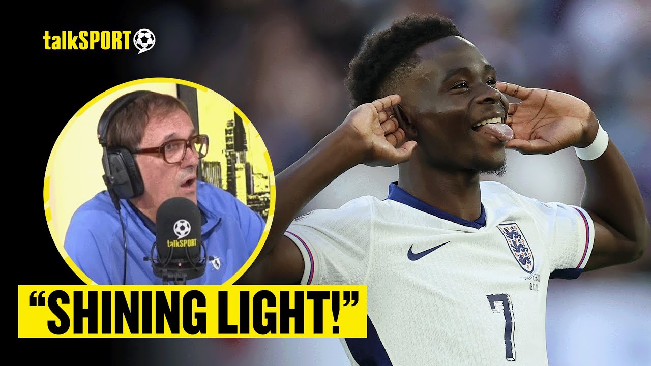 Tony Cascarino PRAISES Bukayo Saka For SAVING England Against ...