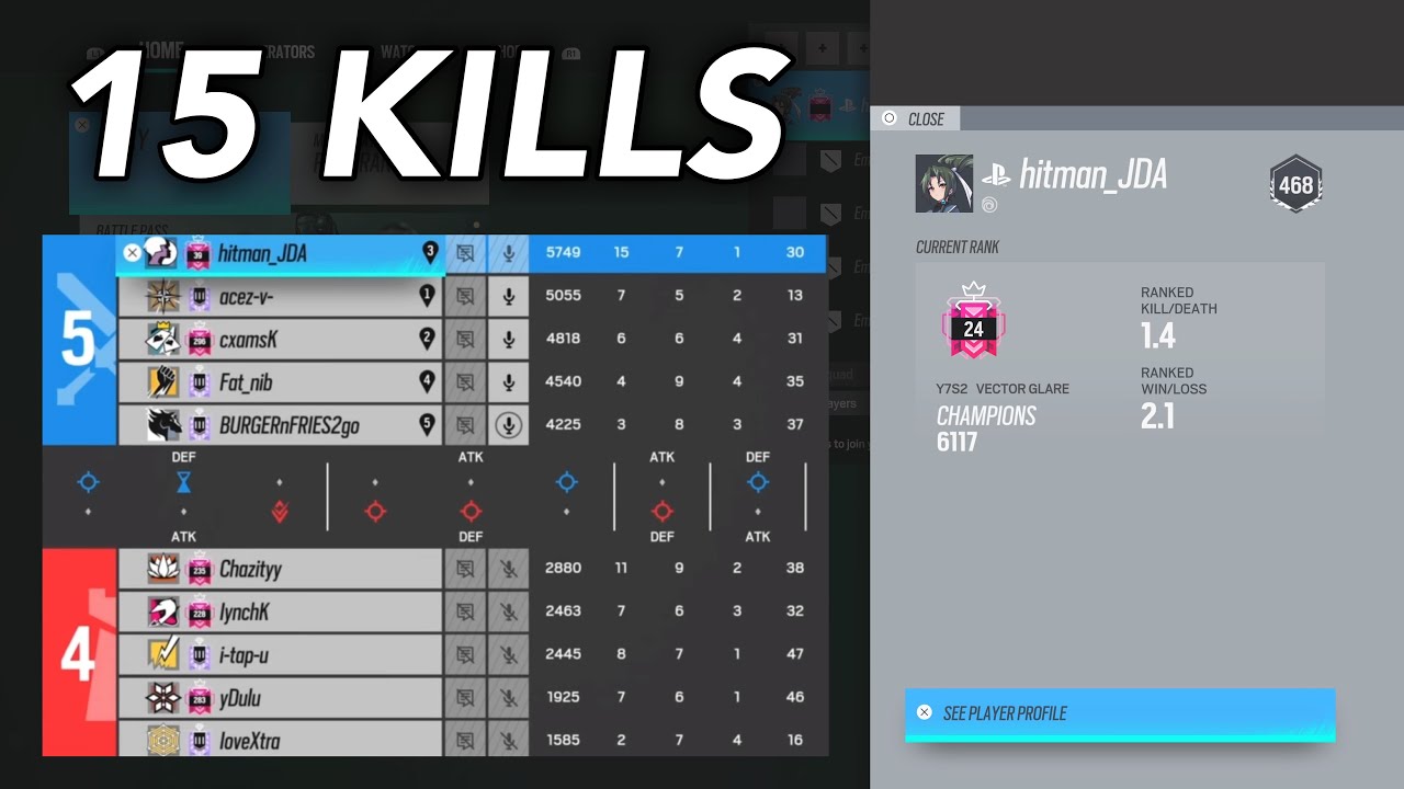 [FULL GAME] HOW A TOP 20 CHAMPION PLAYS RANKED - Rainbow Six Siege ...