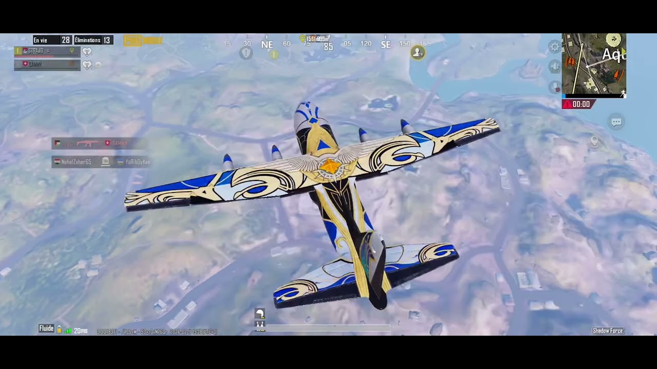 PUBG MOBIEL || Livik Shadow Force 22 finir un seul match || - YouTube