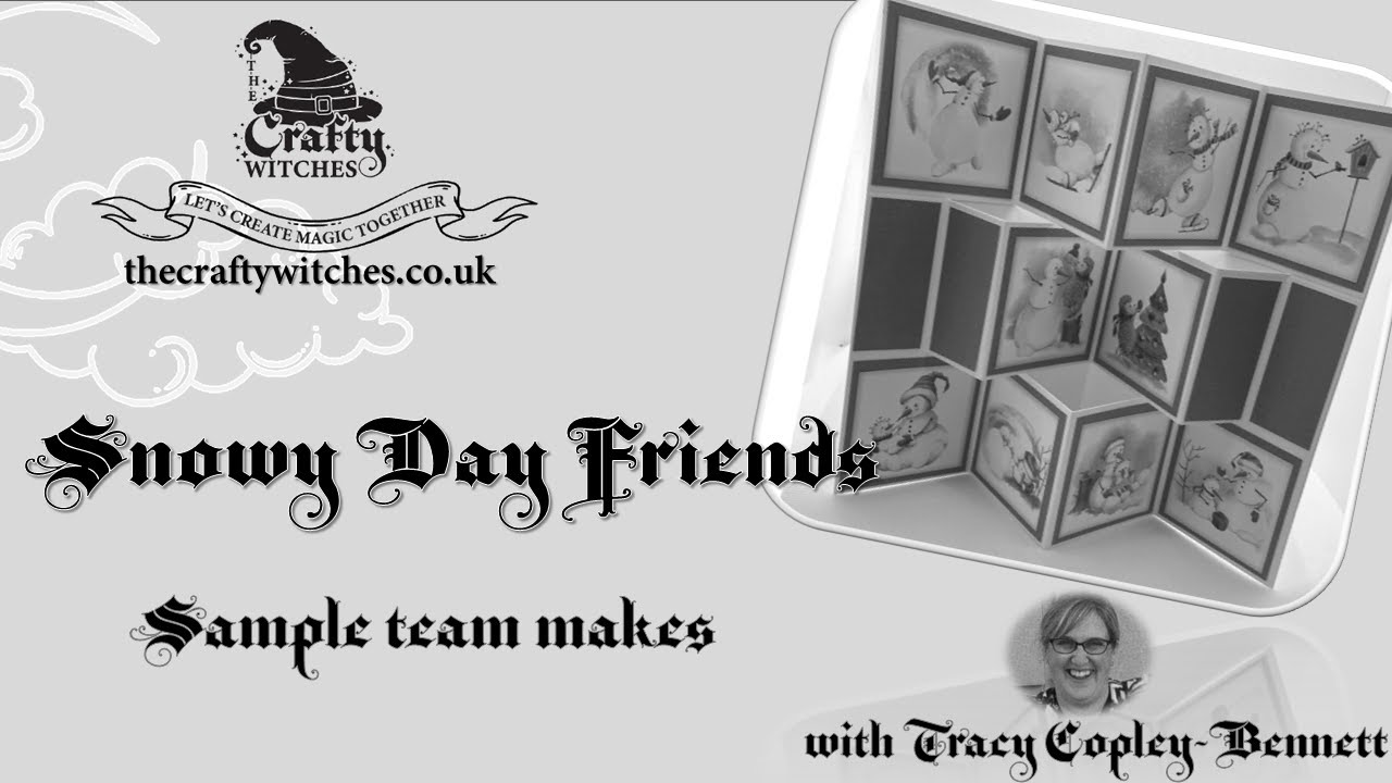 Snowy Day Friends - Sample Team makes with Tracy Copley-Bennett - YouTube