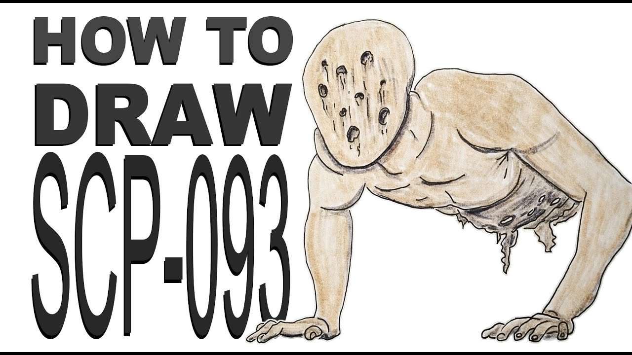 How to draw SCP-093 (Red Sea Object) - YouTube