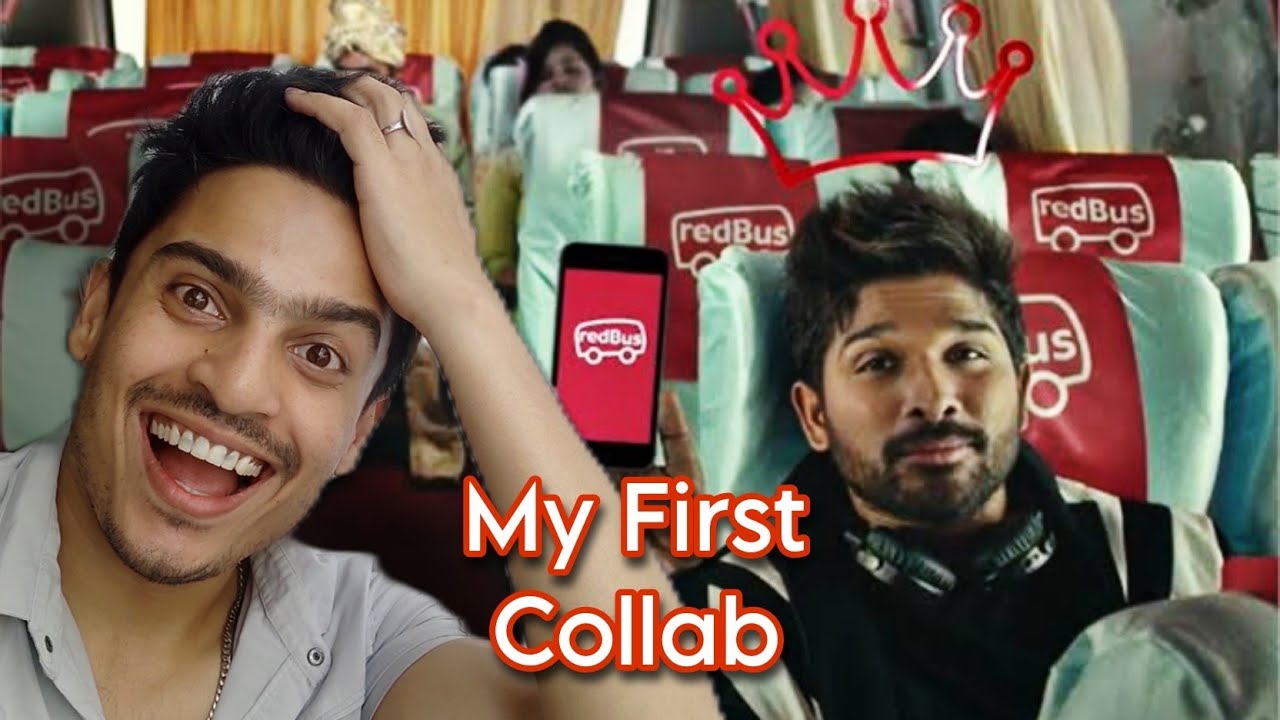 Mera Pehla Collaboration | RedBus ️ | Allu Arjun 🧿💓 - YouTube